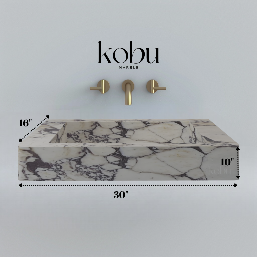 Transform Your Bathroom with Kobu Marble's Rectangular Sinks
