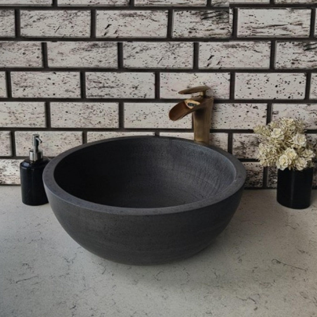 Elegant Basalt Vessel Sink: Stylish and Durable Design