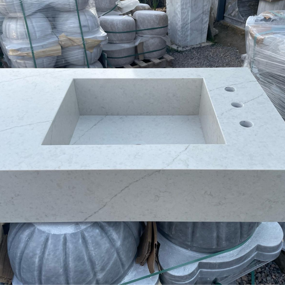 Stylish Custom Wall Mounted Quartz Sinks - Elevate Your Space